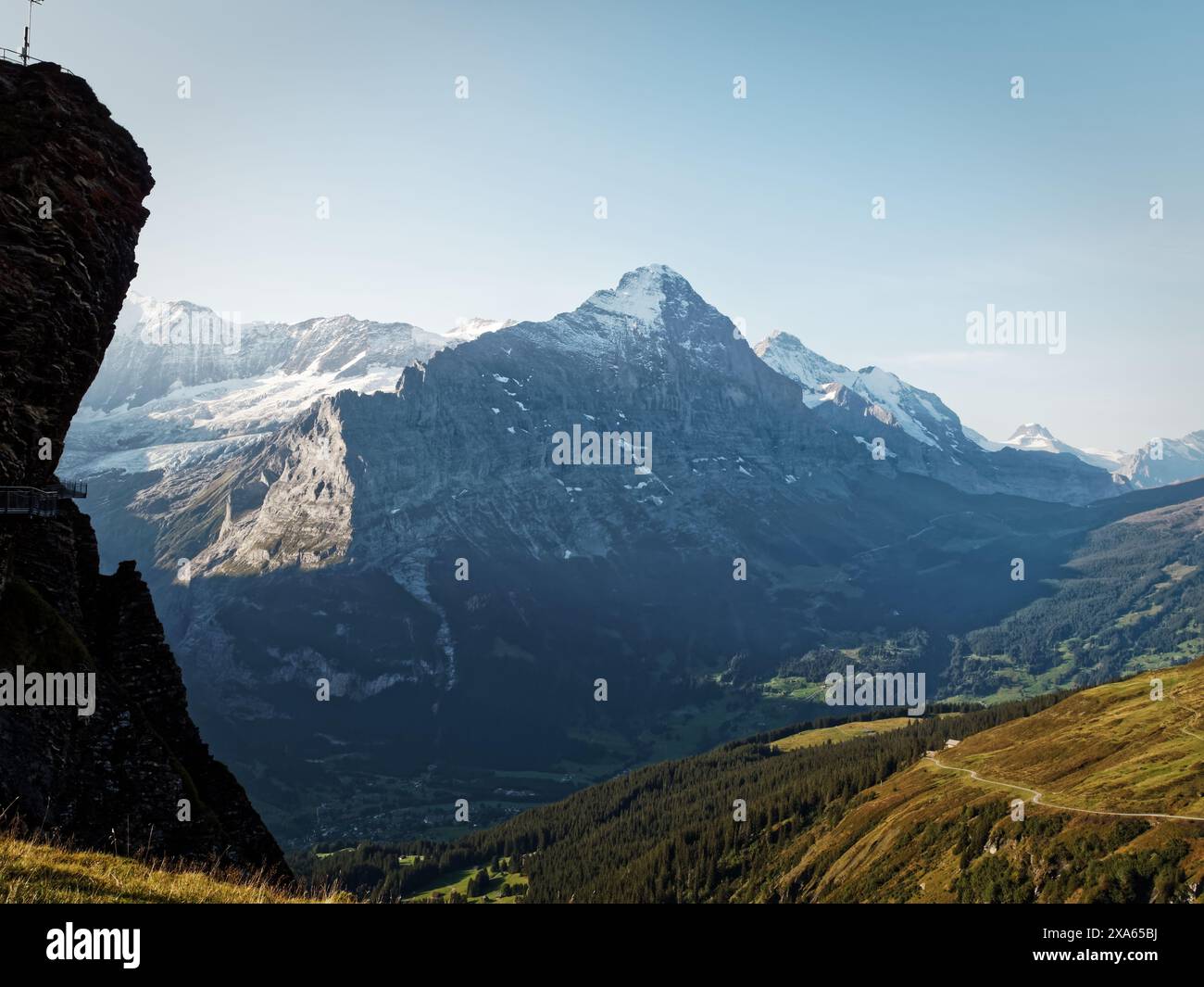 Road beautiful snowy mountains hi-res stock photography and images - Alamy