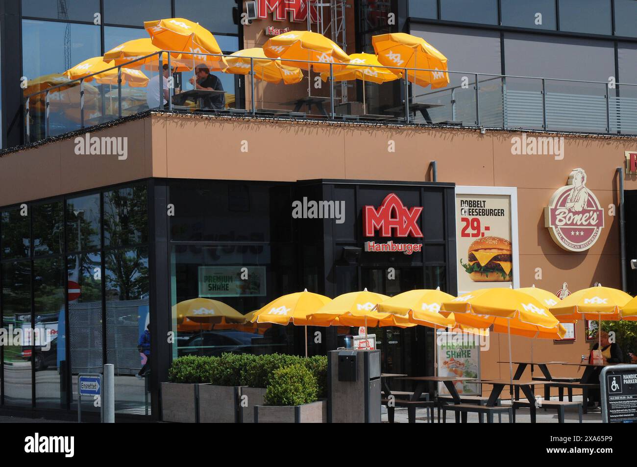 Copenhagen/ Denmark/04 jUNE 2024/Max hamburger restaurant in danish ...