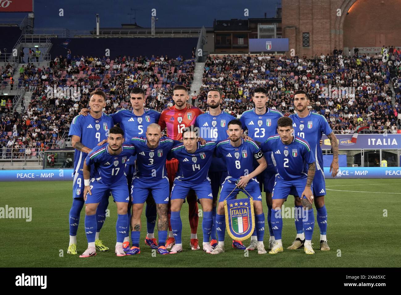 Team of Italy during the Friendly Matches 2024 between Italy and ...