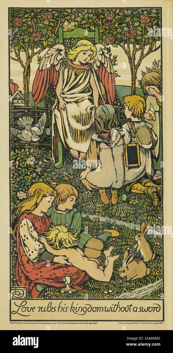 "Love Rules His Kingdom Without a Sword" from art by Louis Davis. From ...