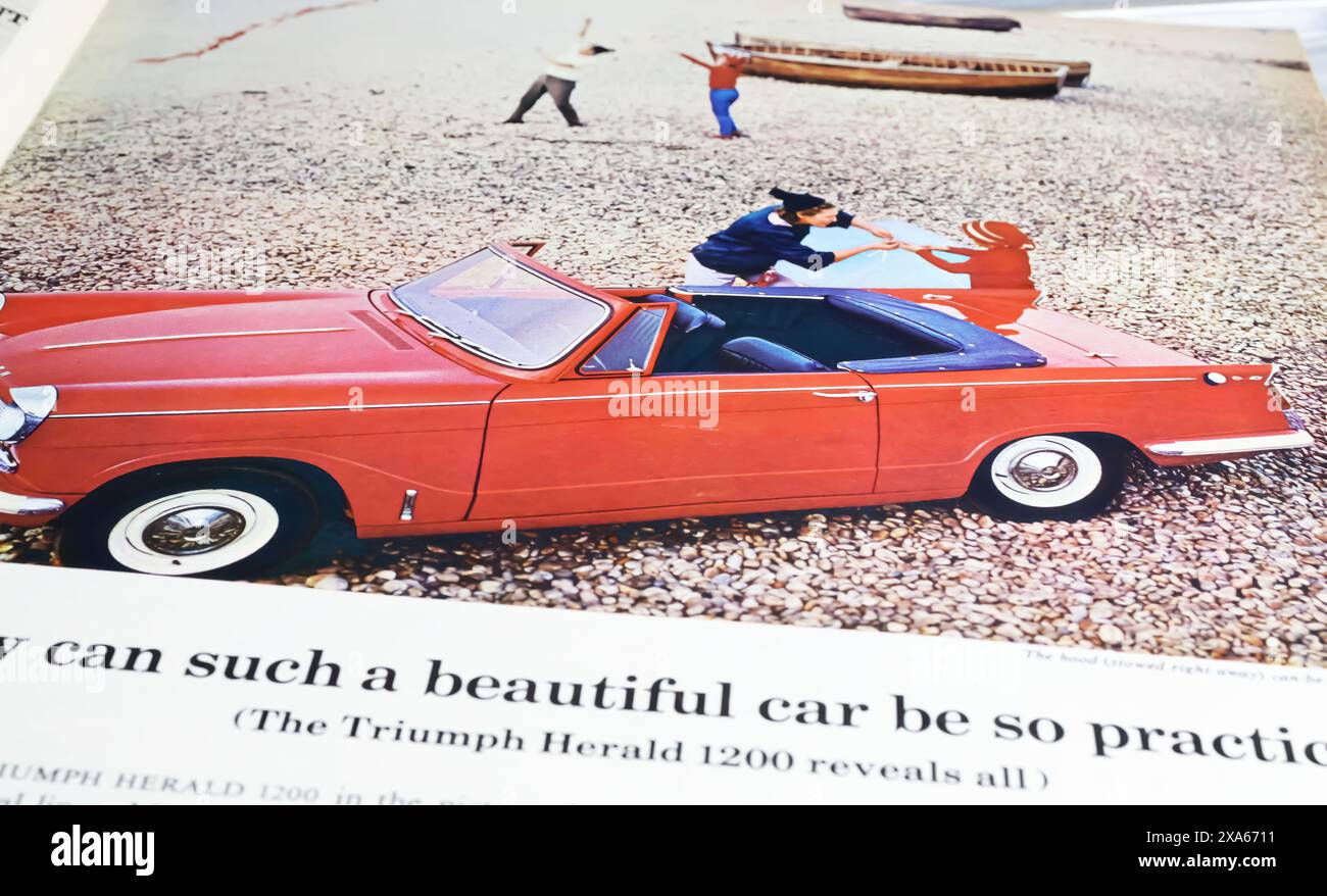 Viersen, Germany - May 9. 2024: Old american retro magazine Triumph ...