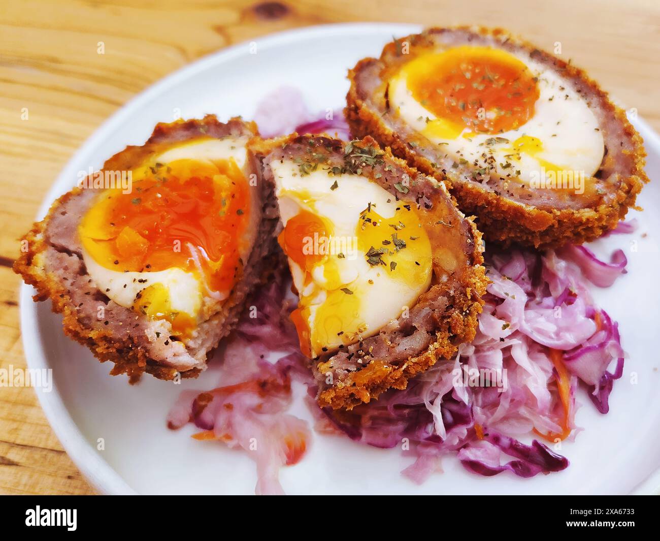 The fresh and vibrant Irish eggs with a beautiful appearance Stock ...