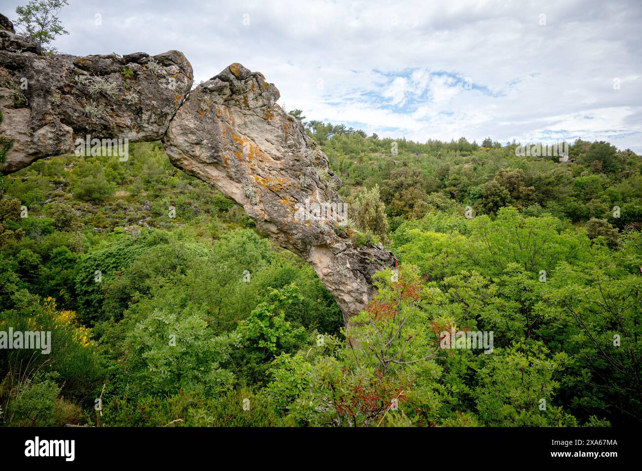 Koloc, geological rock formation over 10 meters high that creates a ...