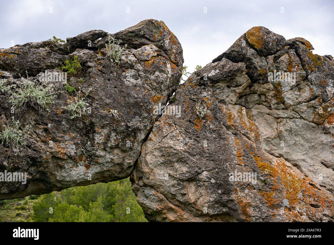 Koloc, geological rock formation over 10 meters high that creates a ...