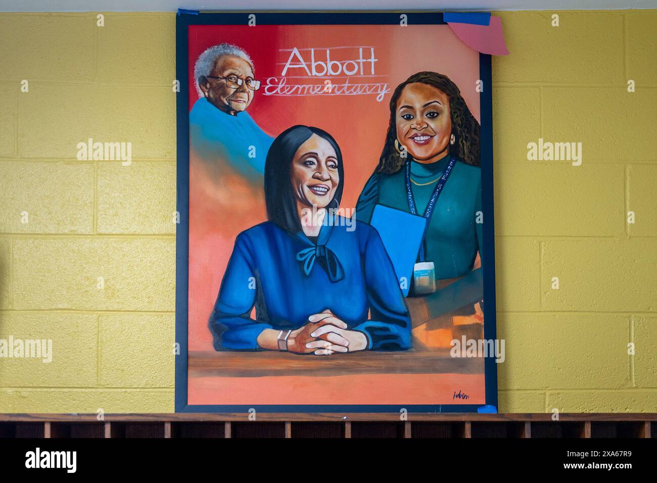 A portrait of Joyce Abbott is unveiled in the Andrew Hamilton ...