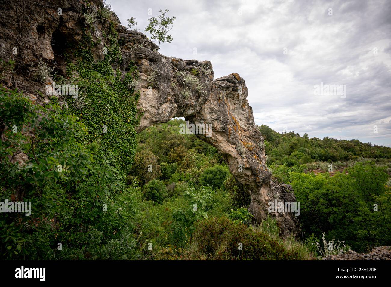 Koloc, geological rock formation over 10 meters high that creates a ...