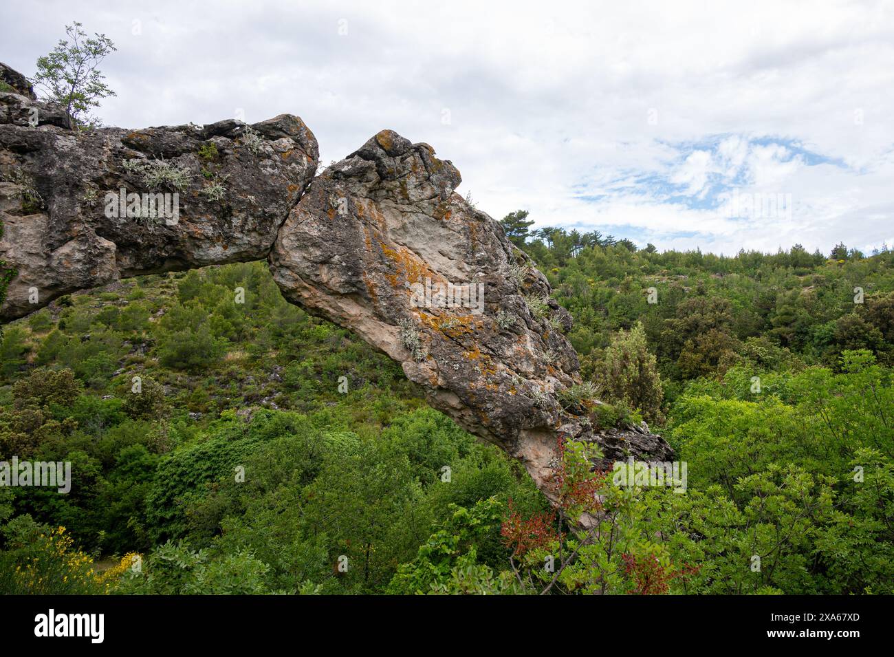 Koloc, geological rock formation over 10 meters high that creates a ...
