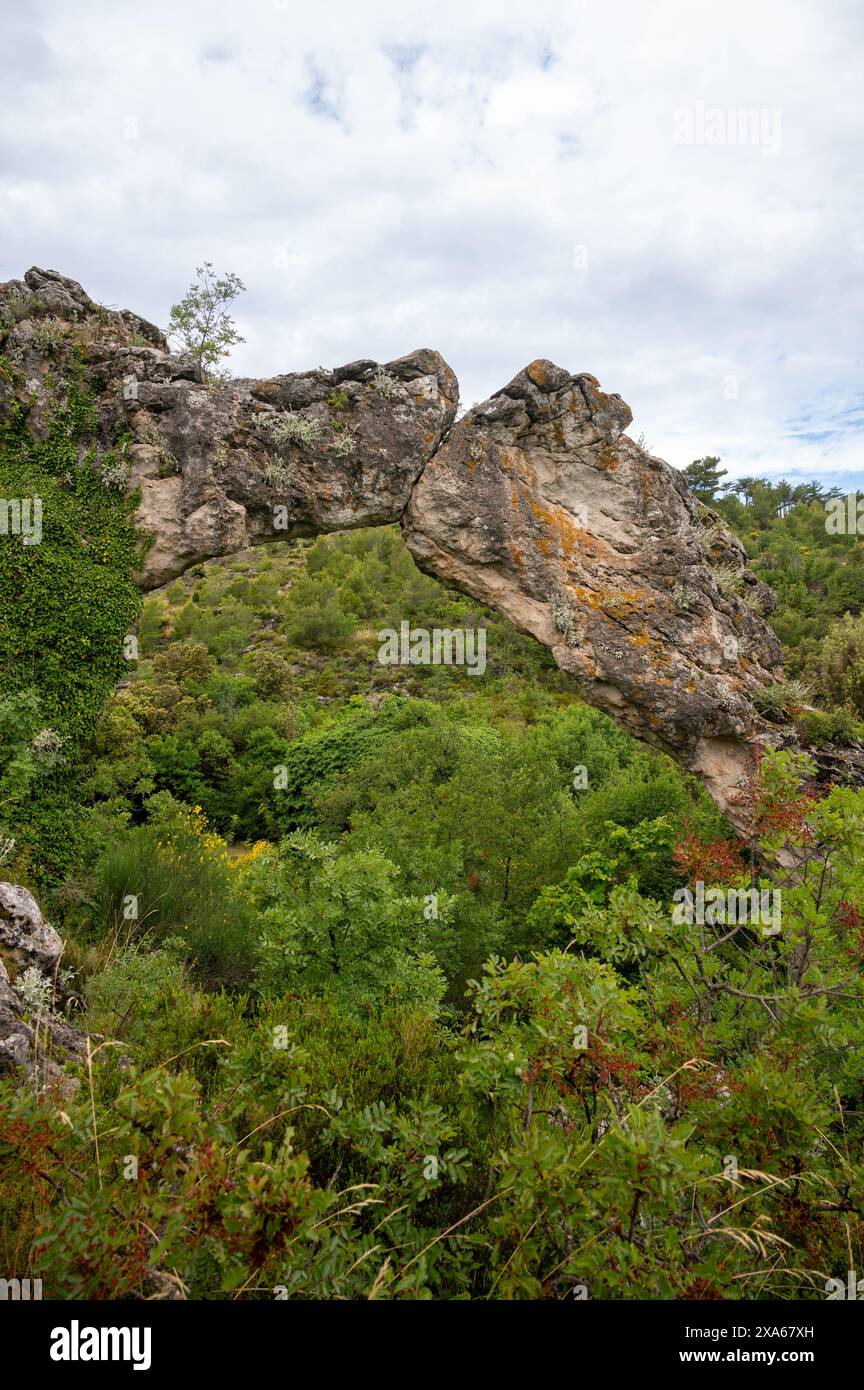 Koloc, geological rock formation over 10 meters high that creates a ...