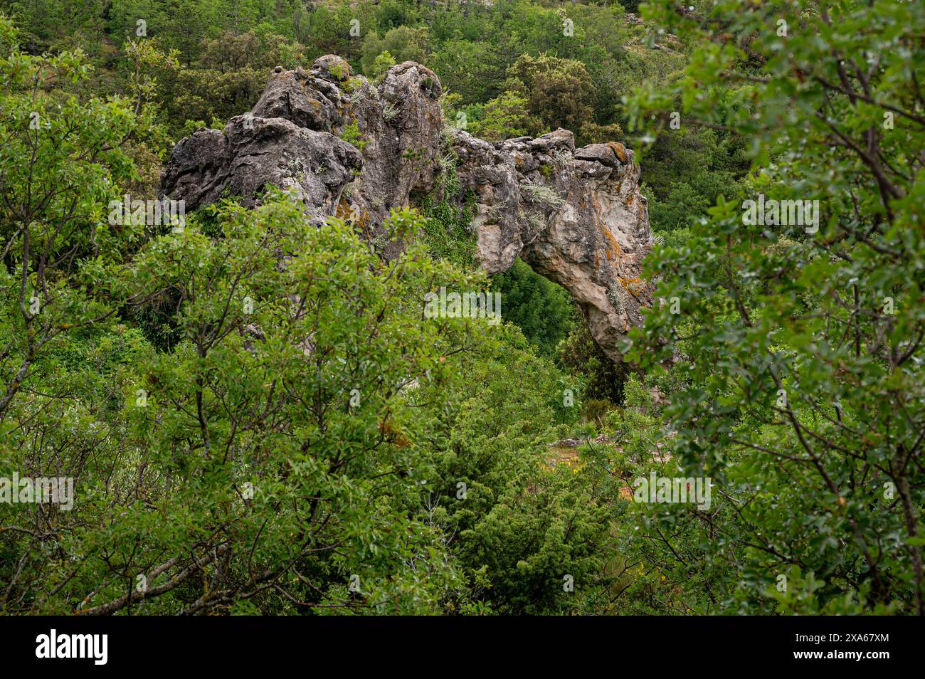 Koloc, geological rock formation over 10 meters high that creates a ...