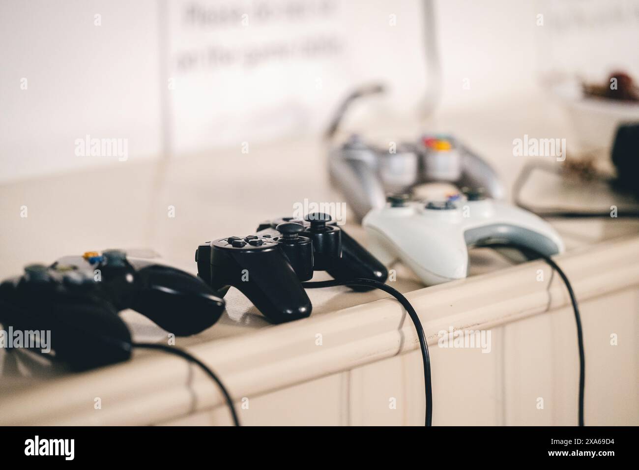 Console controllers hi-res stock photography and images - Alamy