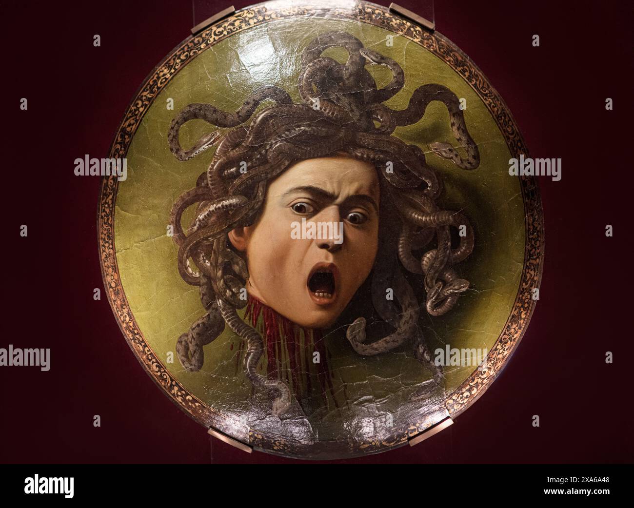 Florence, Italy - May 23, 2023: Famous Painting masterpiece of Medusa’s ...