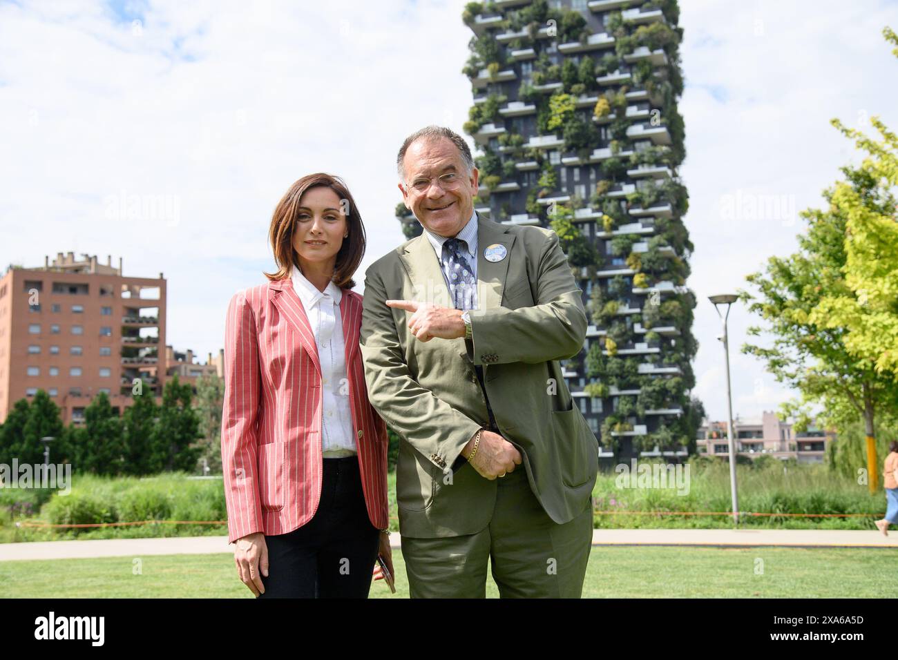 Milano, Italia. 04th June, 2024. Candidati alle Elezioni Europee ...