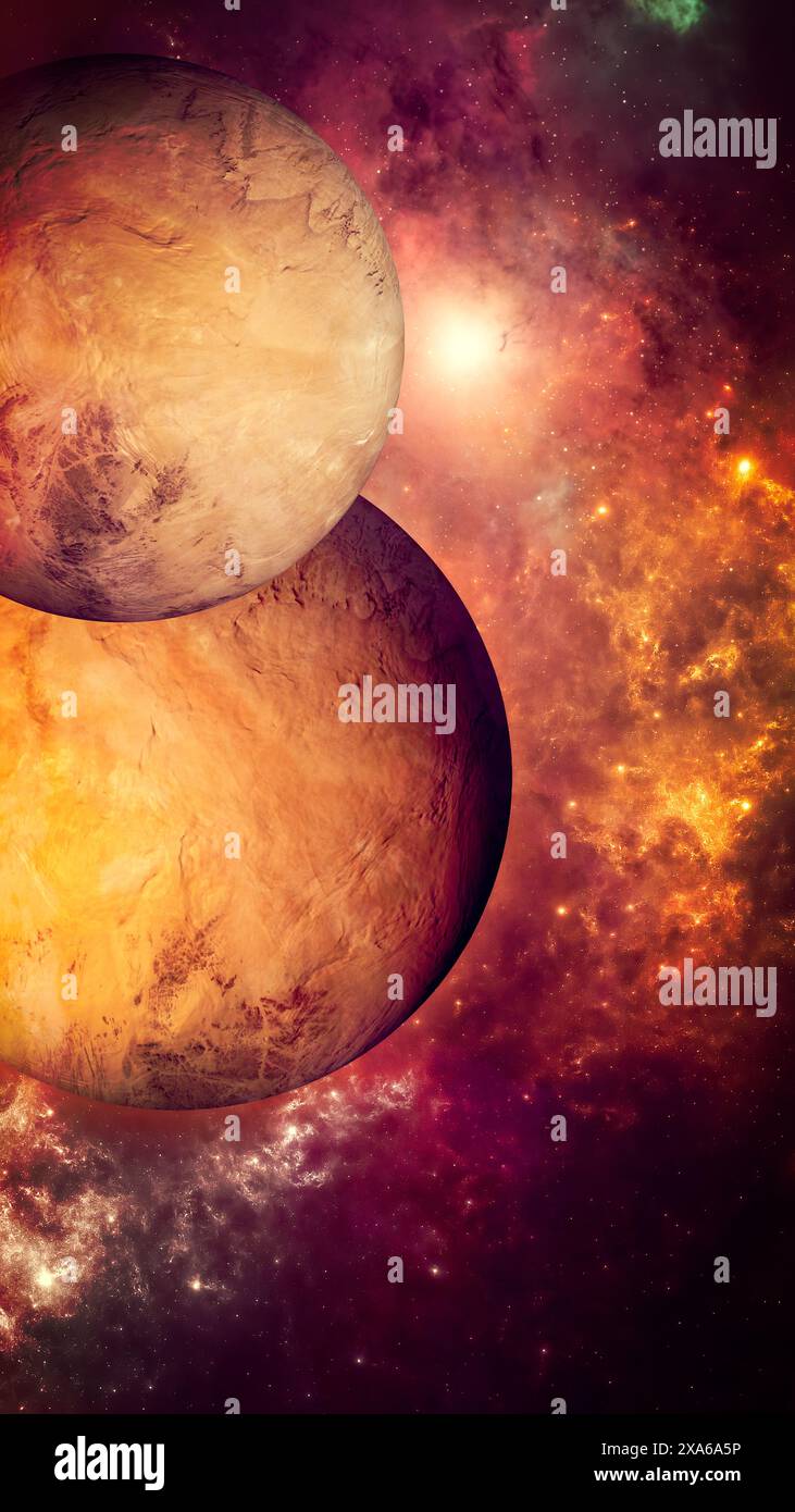 Planets and exoplanets of unexplored galaxies. Sci-Fi. New worlds to ...