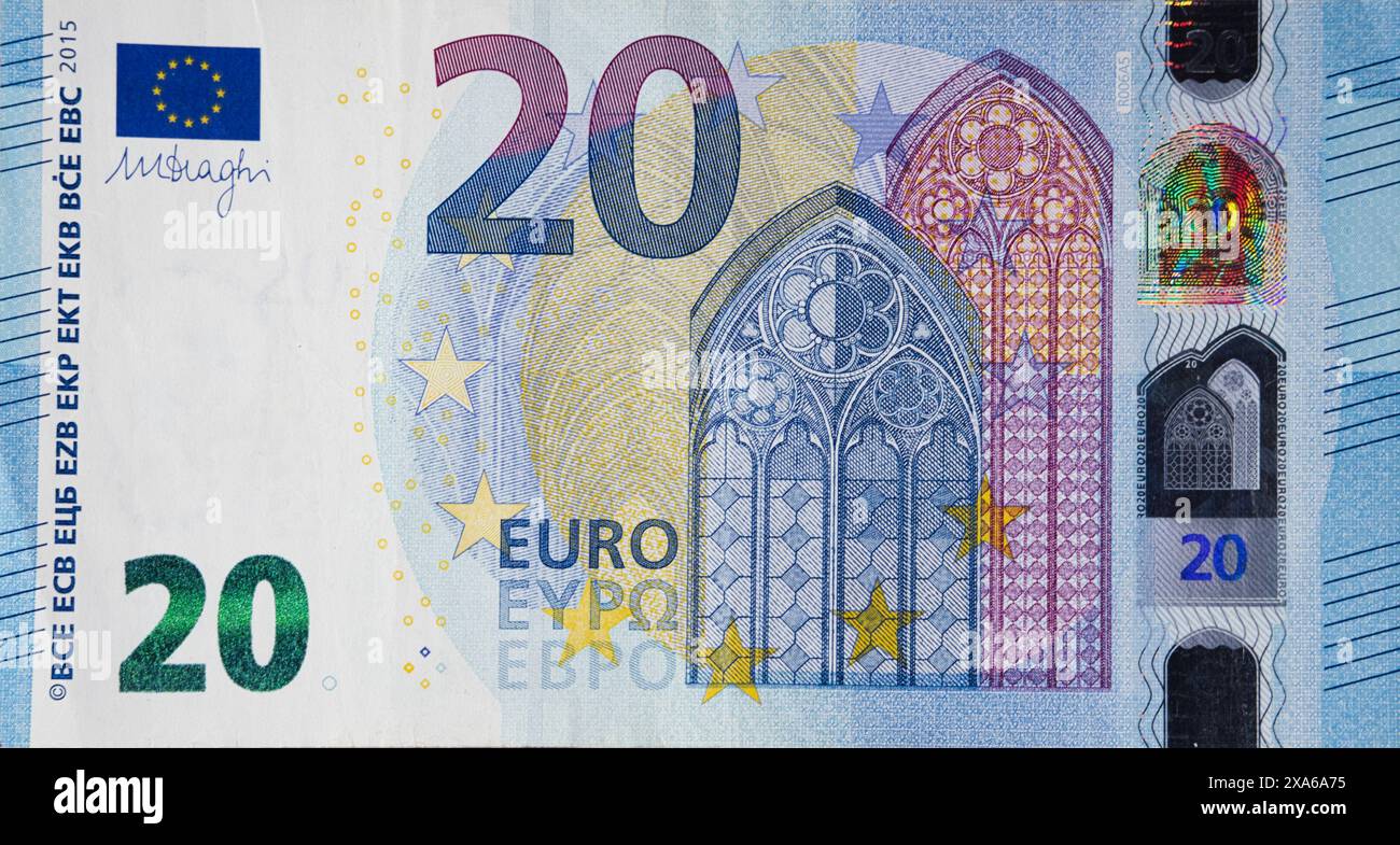 20 euro banknote hi-res stock photography and images - Alamy