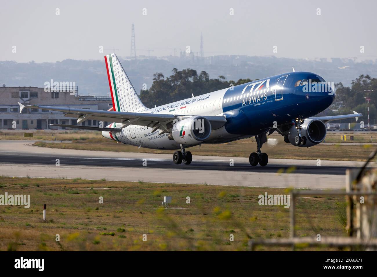 ITA Airways Airbus A320-216 (REG: EI-DTG) with special color scheme "Io ...