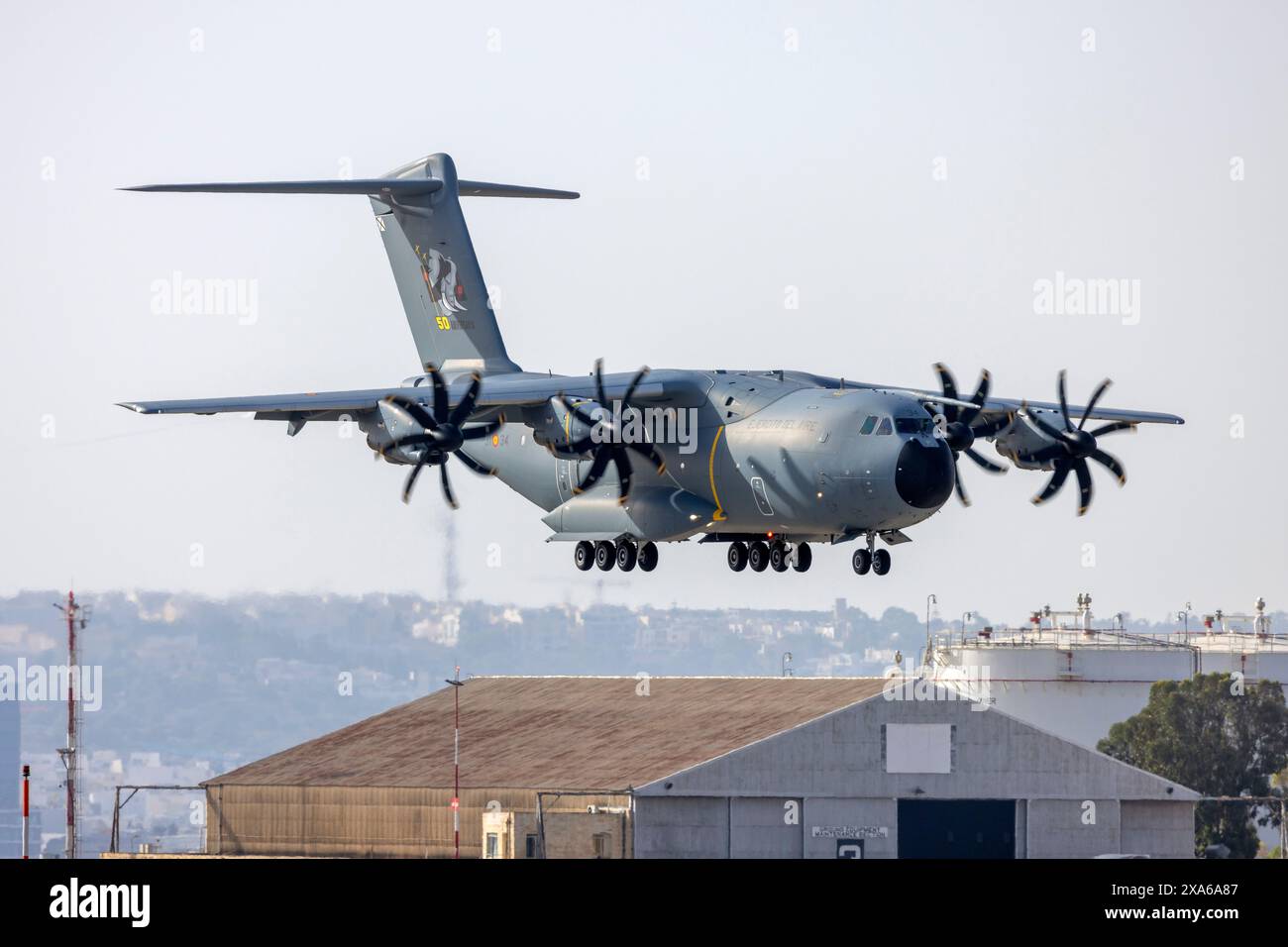 Spanish Air Force Airbus A400M Atlas (REG: TK.23-14) arriving for the ...