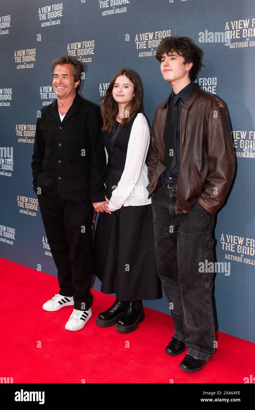 London, 4 June 2024, Rupert Goold, Constance Goold and Raphael Goold ...