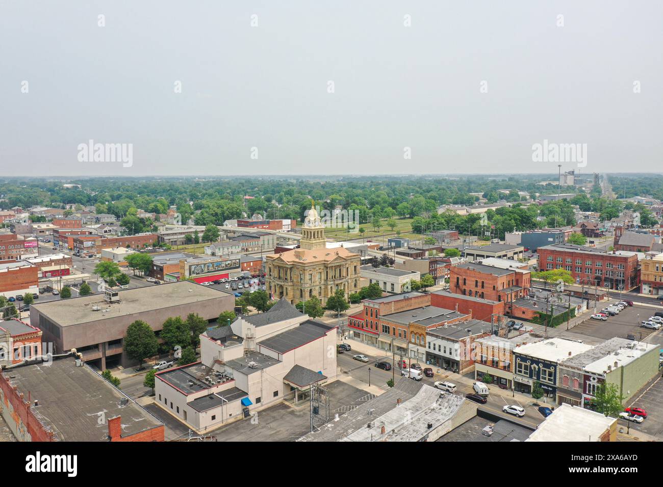 A County Courthouse in rural Ohio Stock Photo - Alamy