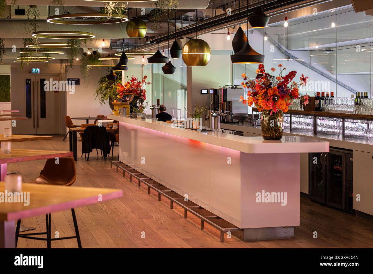 The business lounge area of PSV inside the Philips stadion Stock Photo ...