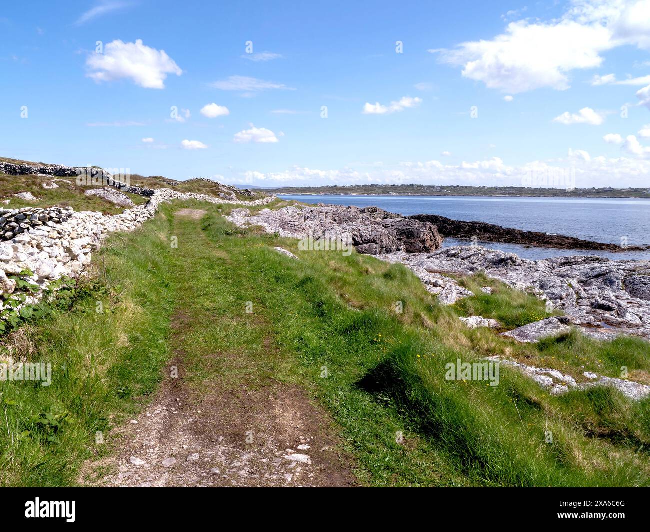 Coastal trail on Gorumna Island, Galway, Ireland Stock Photo - Alamy