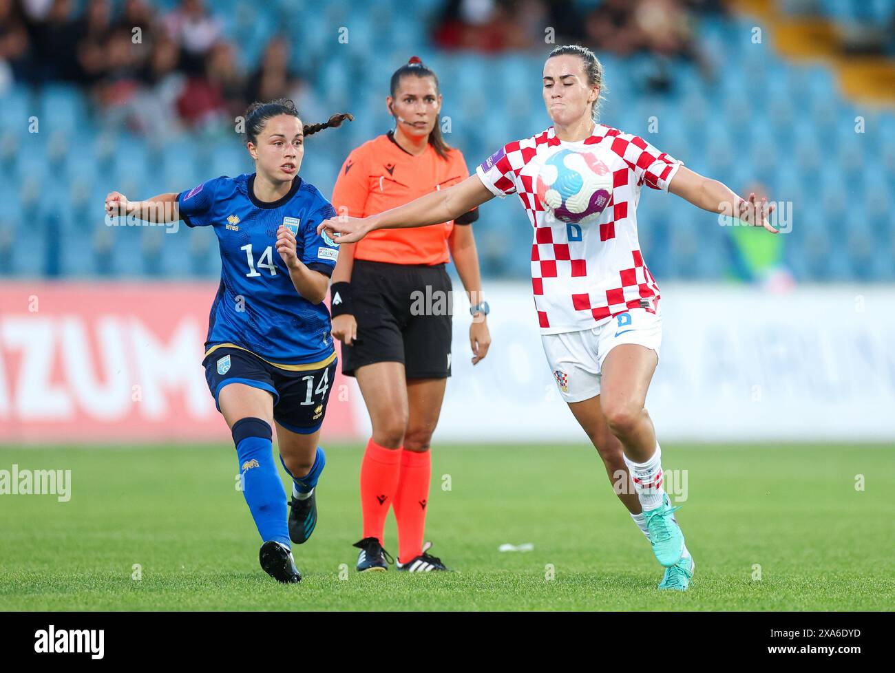 Karlovac, Croatia. 04th June, 2024. Valentina Metaj of Kosovo and Tea ...