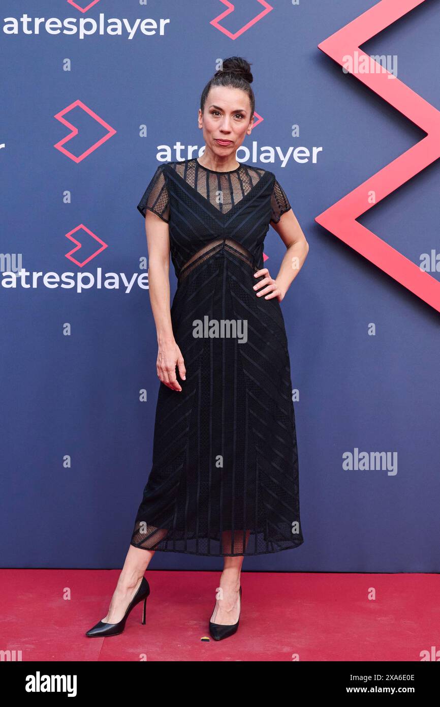 Itziar Miranda attends to Atresplayer 5th Anniversary photocall on June 03, 2024 in Madrid ...