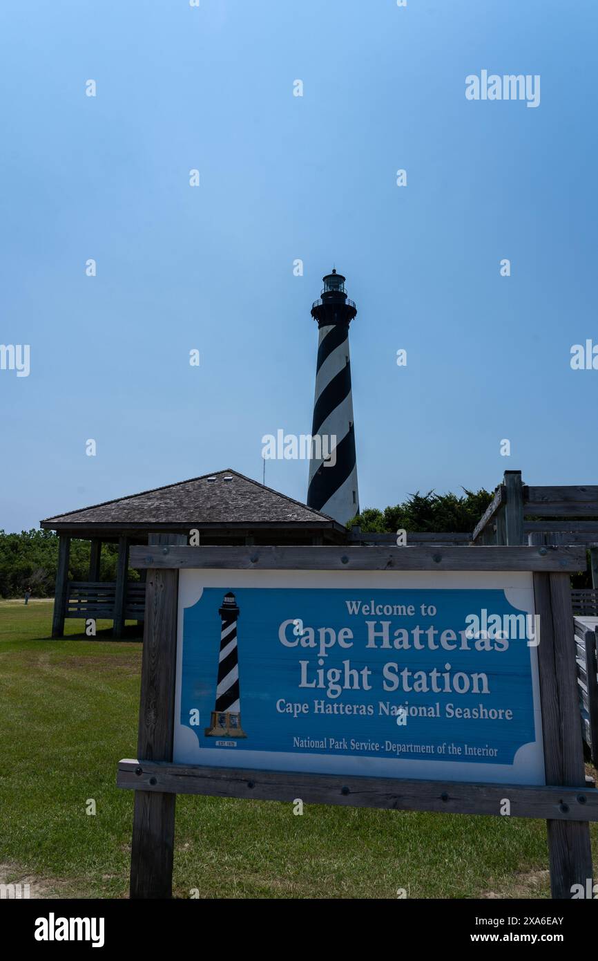 The Cape Hatteras Lighthouse in North Carolina, USA Stock Photo - Alamy