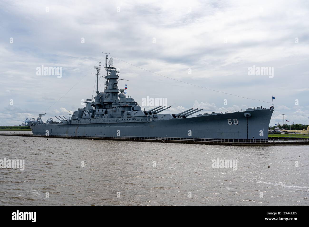 The USS Alabama Battle Ship in Mobile Alabama USA Stock Photo - Alamy