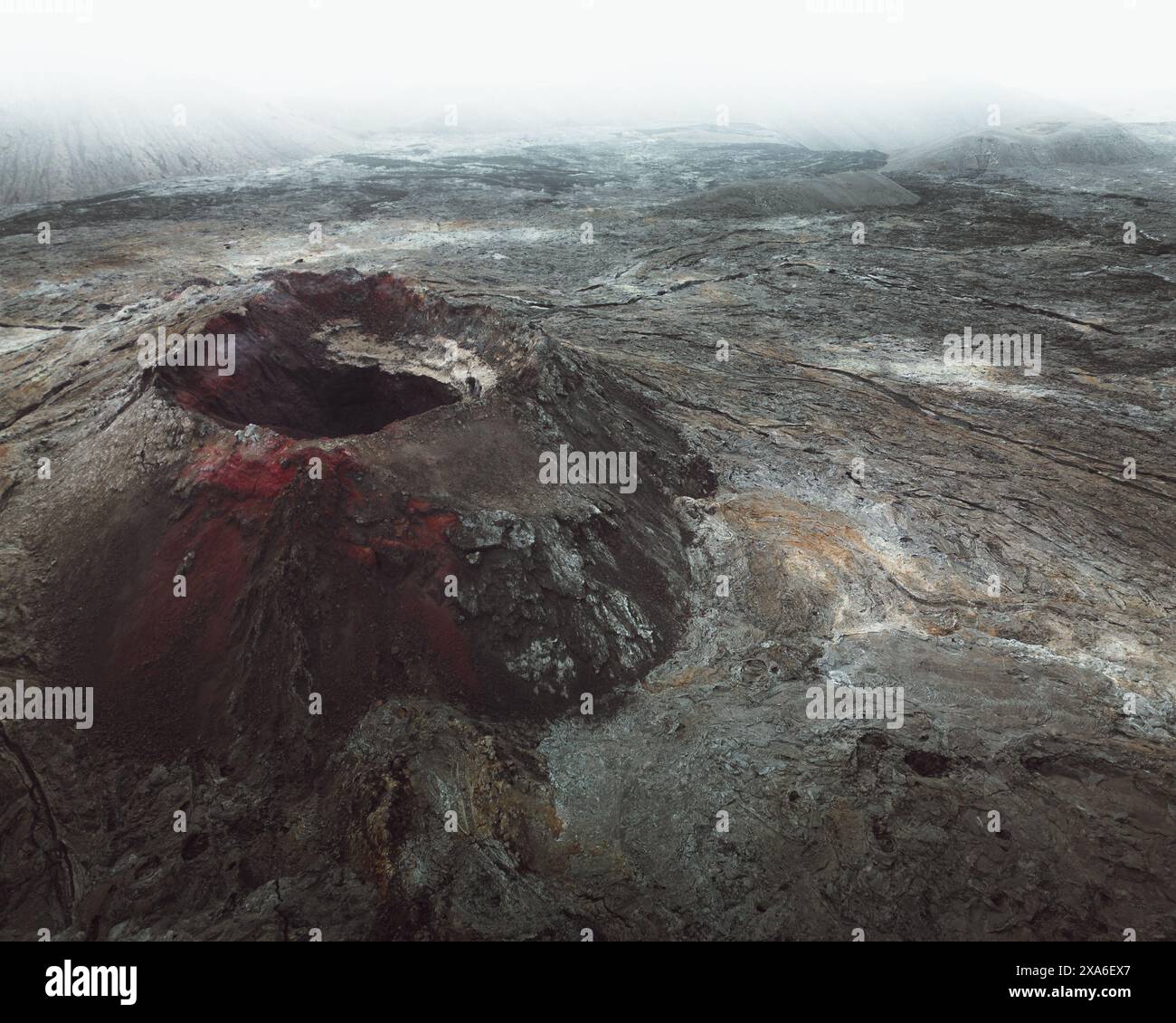 Aerial view majestic fagradalsfjall hi-res stock photography and images ...