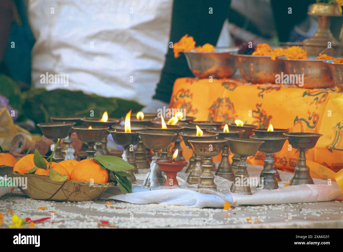 Ghee lamp hi-res stock photography and images - Alamy