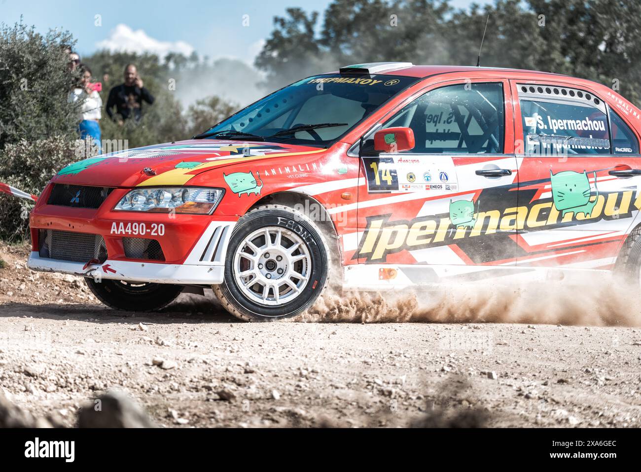 Mitsubishi evo rally car hi-res stock photography and images - Alamy