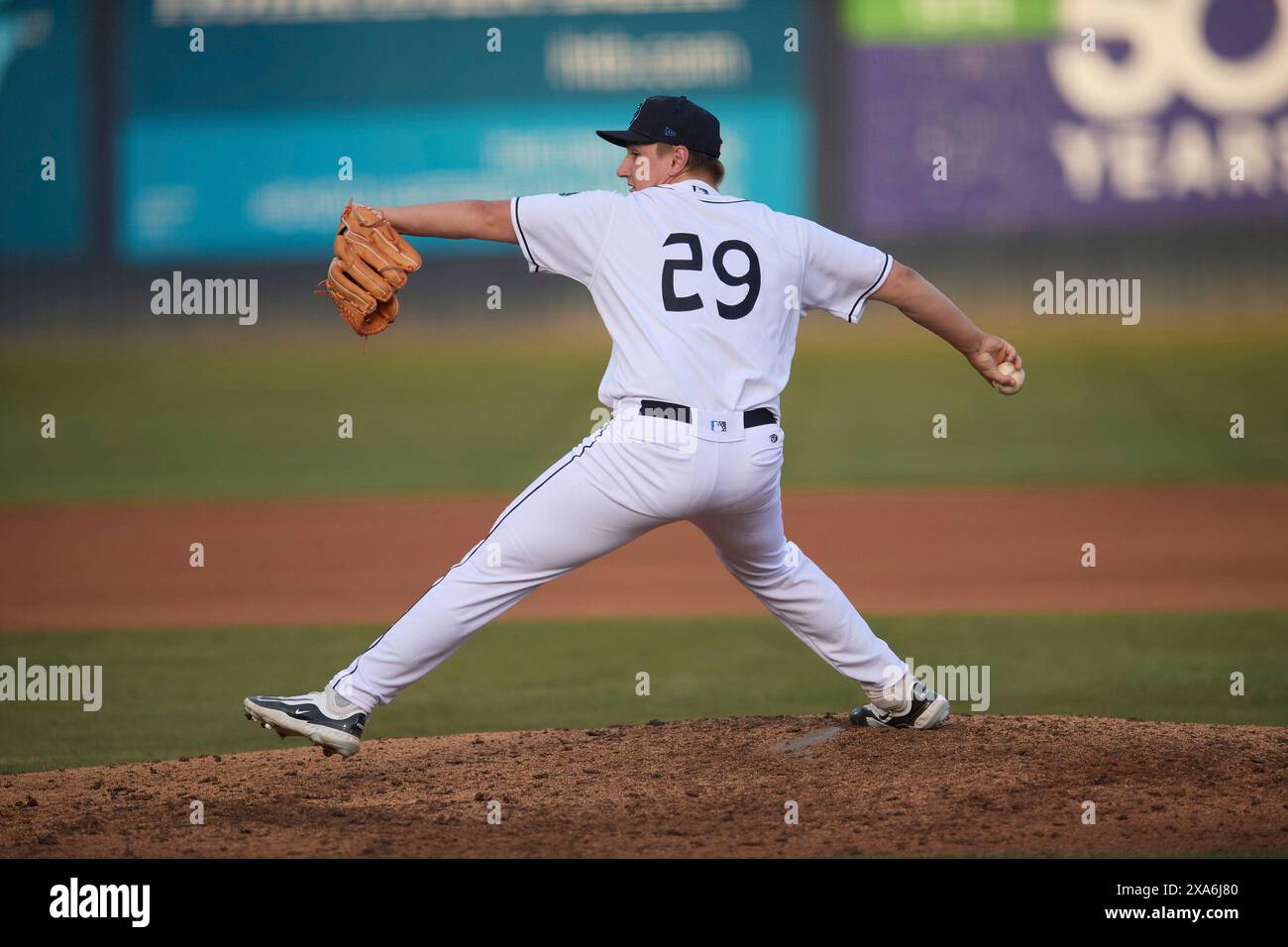Asheville Tourists pitcher Austin Kelly (29) during a game against the ...
