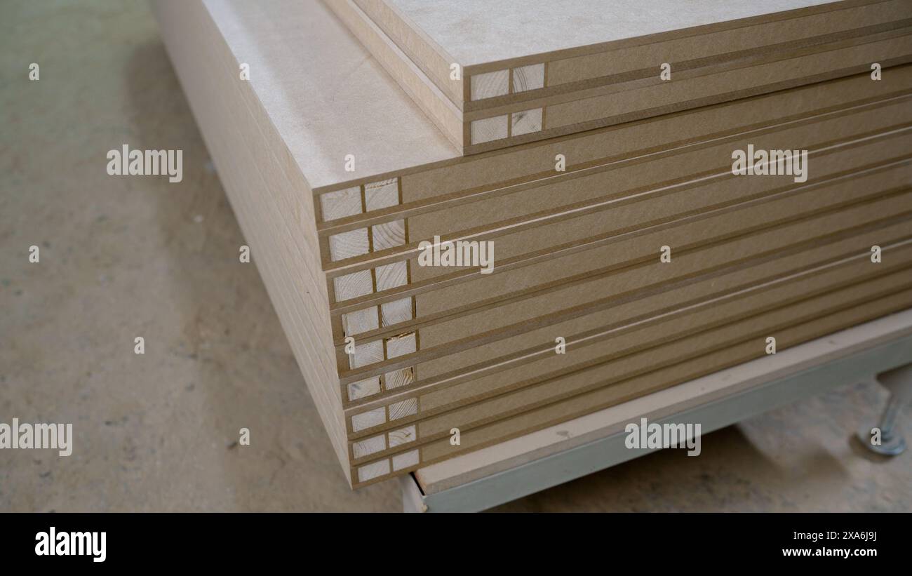 Warehouse wooden blanks production interior hi-res stock photography ...