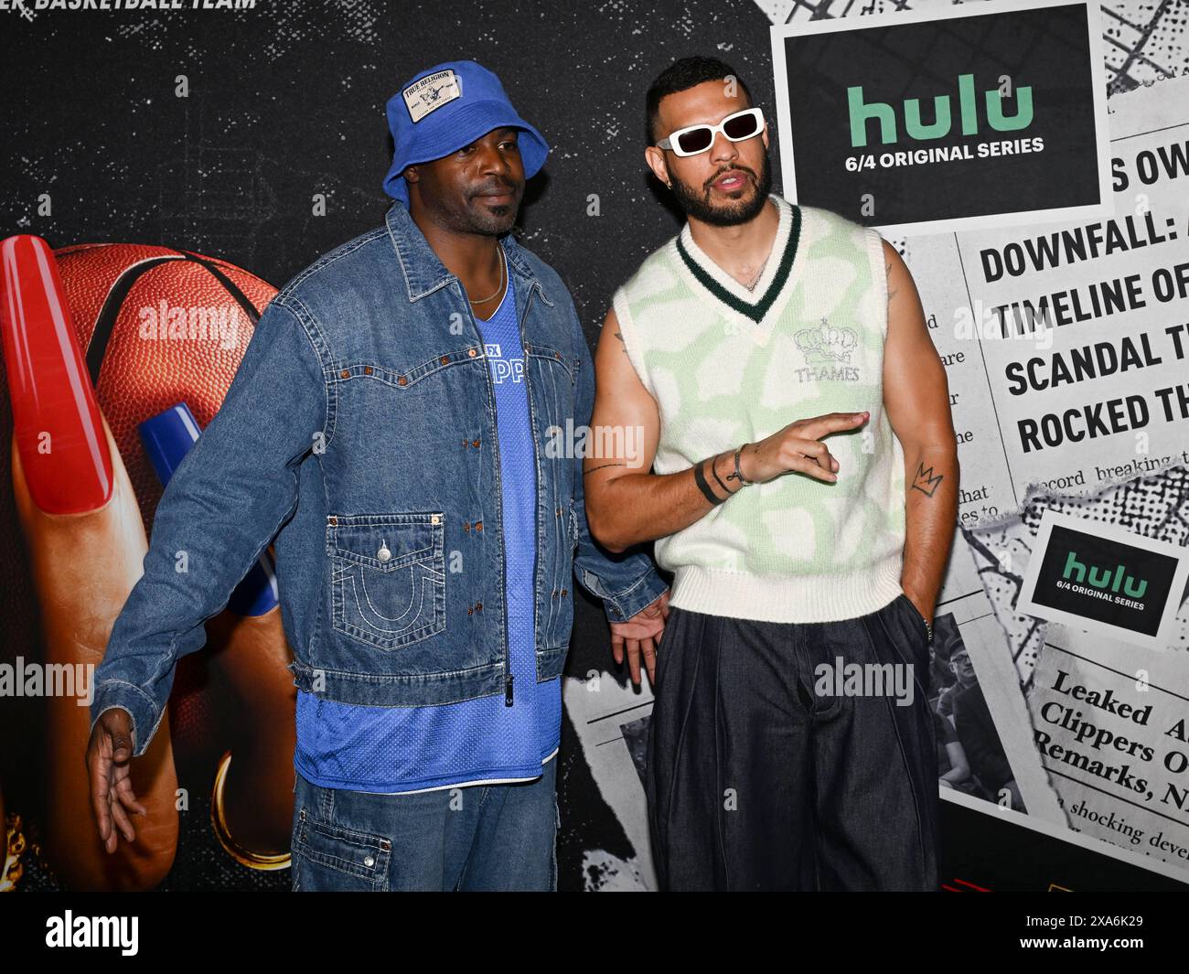 June 3, 2024, Los Angeles, California, USA: Sheldon Bailey and Sarunas ...