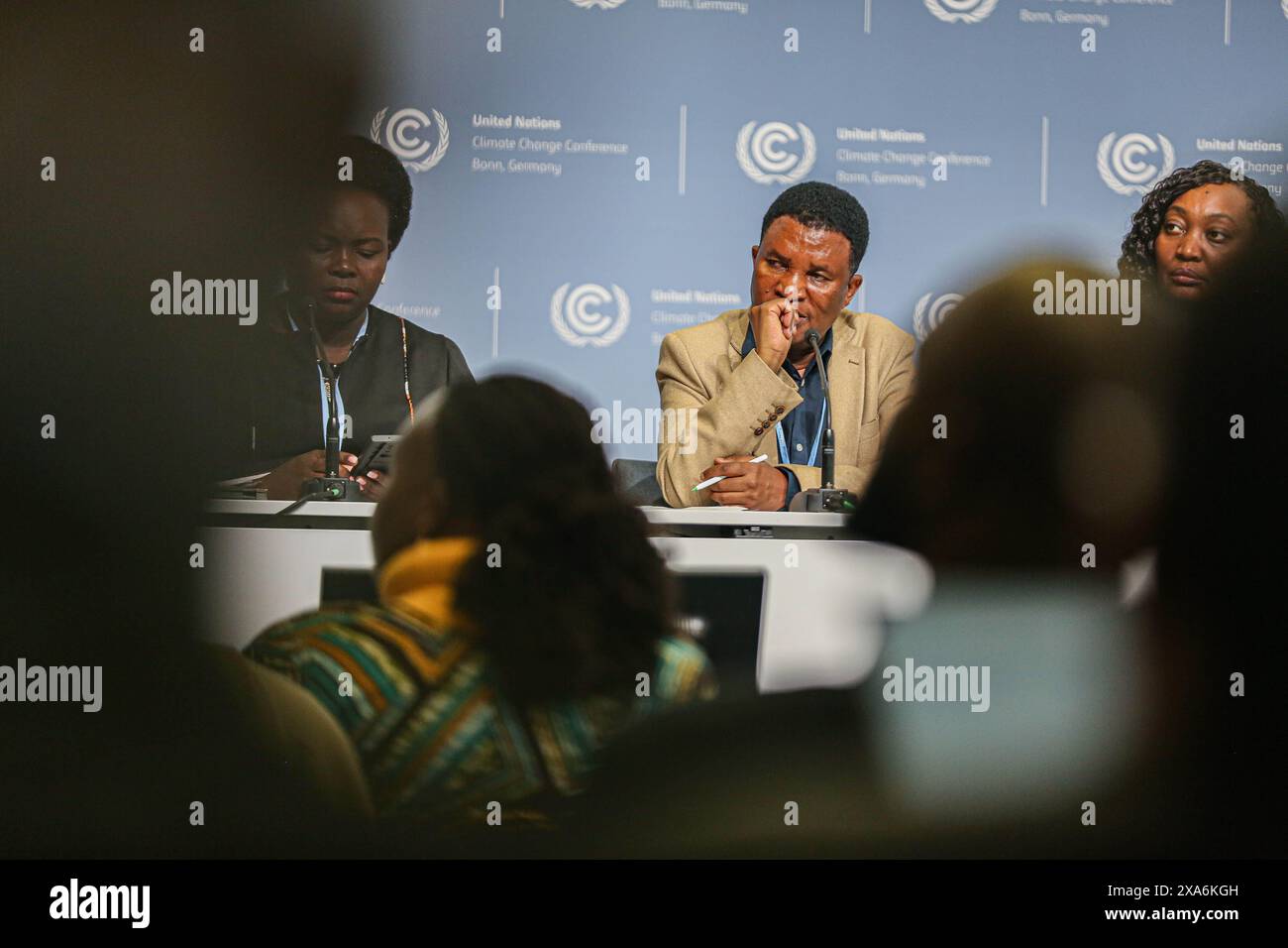 Bonn, Germany, Germany. 4th June, 2024. MEMORY KACHAMBWA (R), JOSEPH ...
