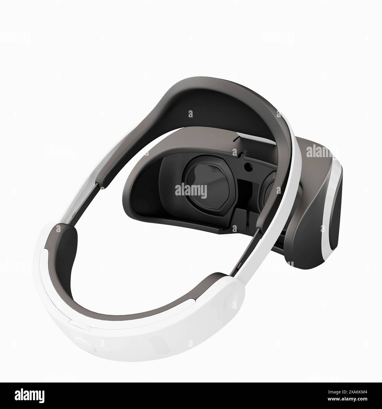 Eye-controlled device being used to operate wearable technology Stock ...