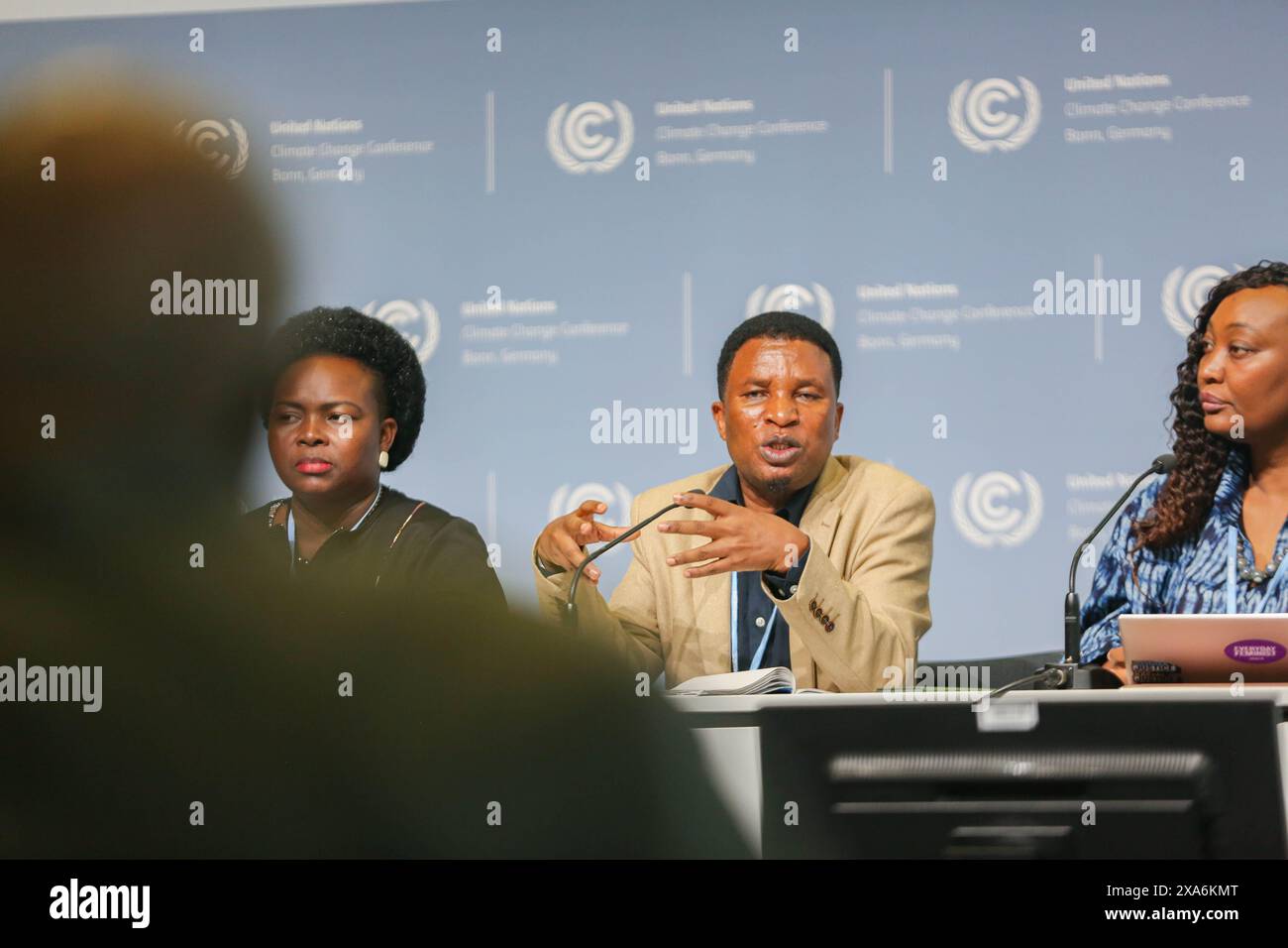 Bonn, Germany, Germany. 4th June, 2024. MEMORY KACHAMBWA (R), JOSEPH ...