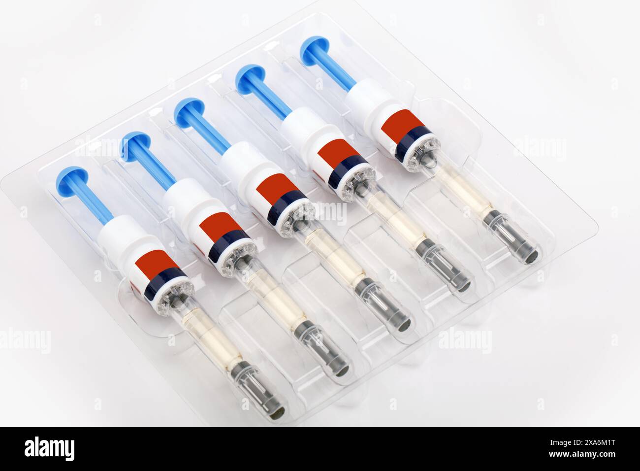 Set of injection syringes for private use. generative ai Stock Photo ...