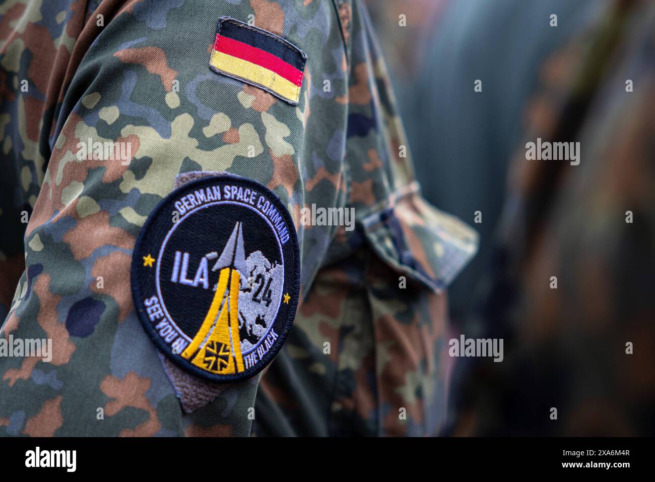 ILA 2024 - Berlin Deutschland, Berlin-Brandenburg Schönefeld am 04.06.2024: Schulter einer ...