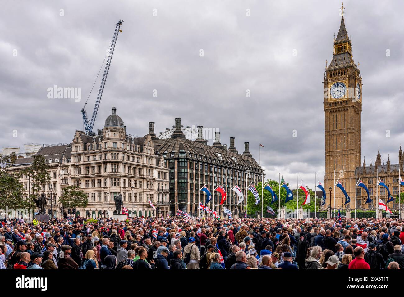 Crowds Gather In Parliament Square To Hear Speeches By Political ...