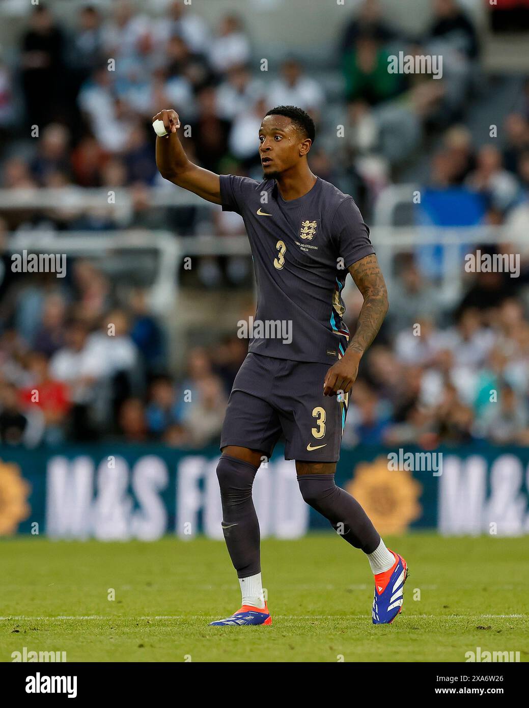 Ezri Konsa of England during the International Friendly match between ...