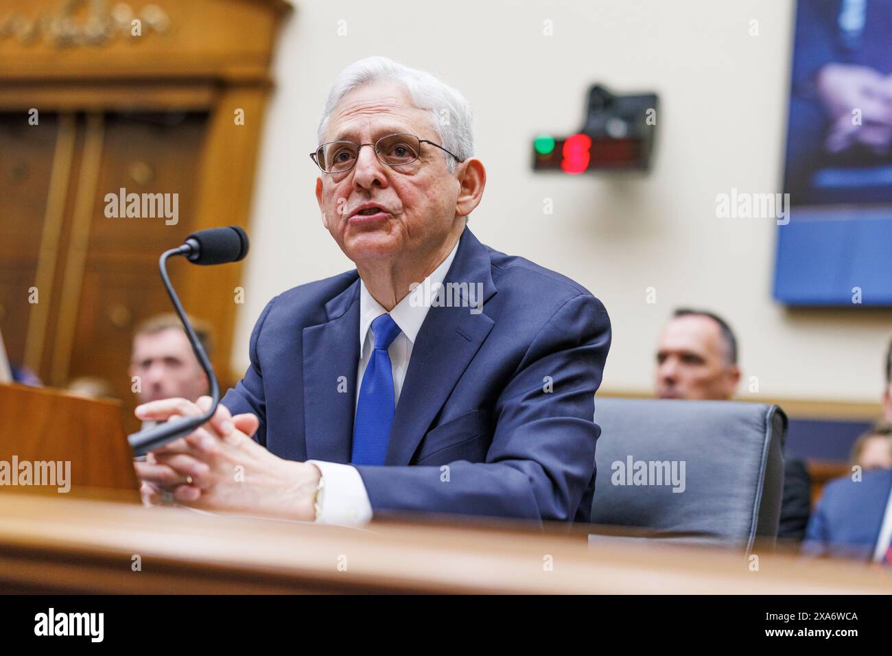 Washington Usa 4th June 2024 U S Attorney General Merrick Garland