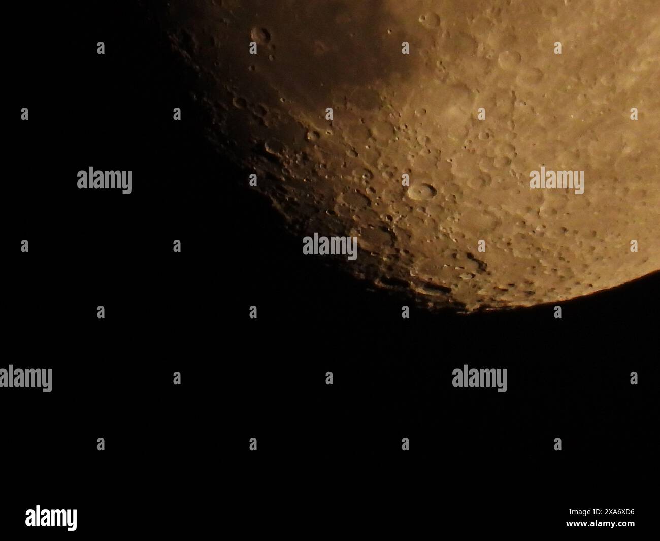 The full moon with craters on the surface Stock Photo - Alamy