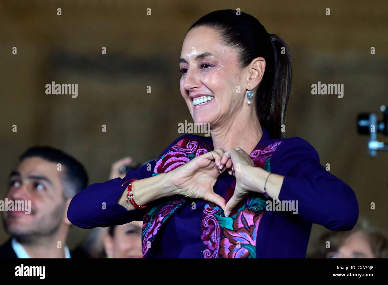 Claudia sheinbaum, victory 2024 hi-res stock photography and images - Alamy