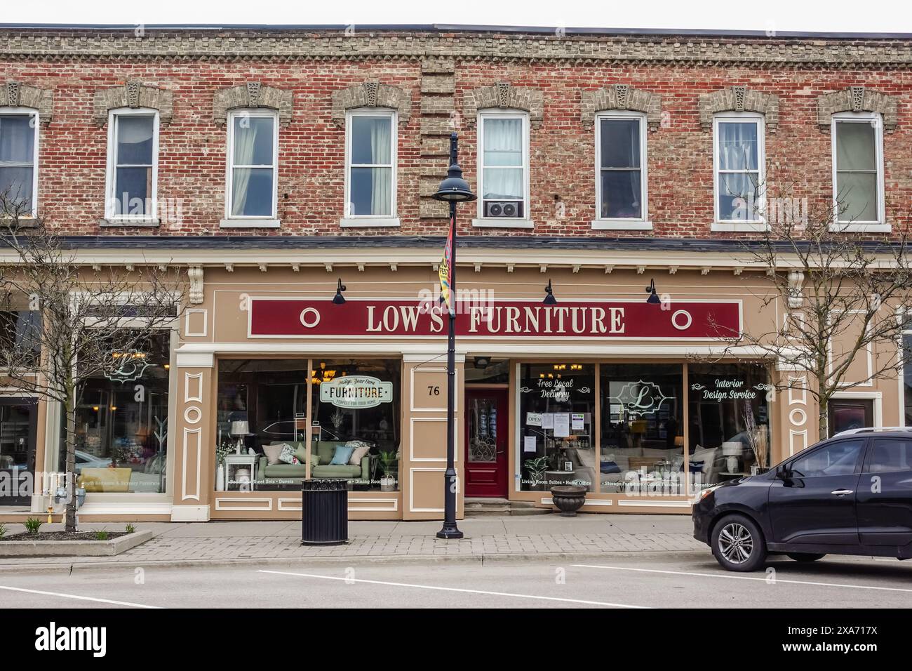 street of Uxbridge Ontario Canada Stock Photo - Alamy