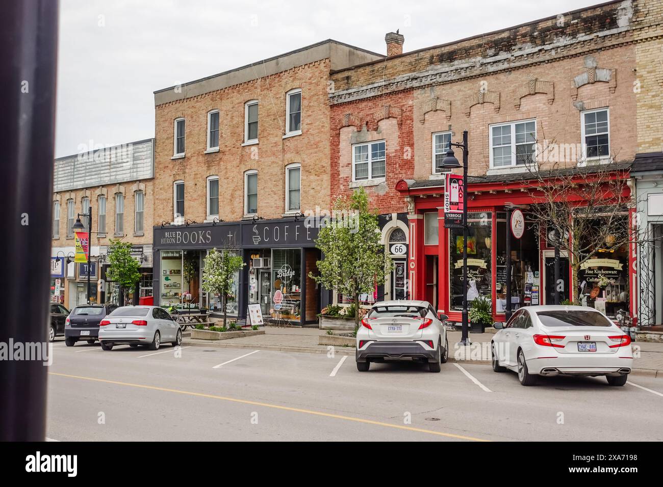 street of Uxbridge Ontario Canada Stock Photo - Alamy