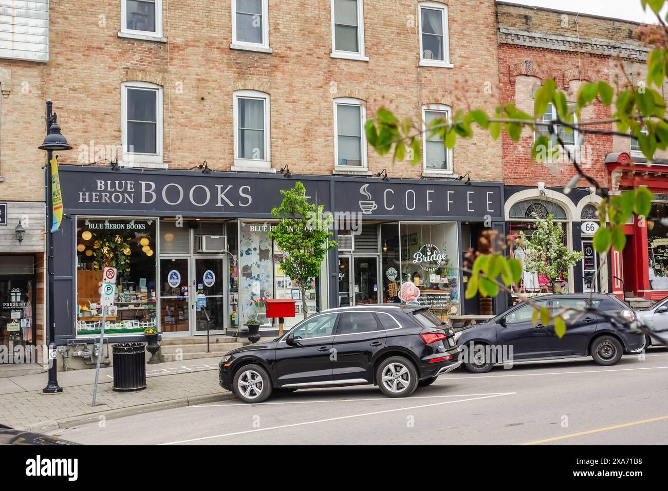 street of Uxbridge Ontario Canada Stock Photo - Alamy