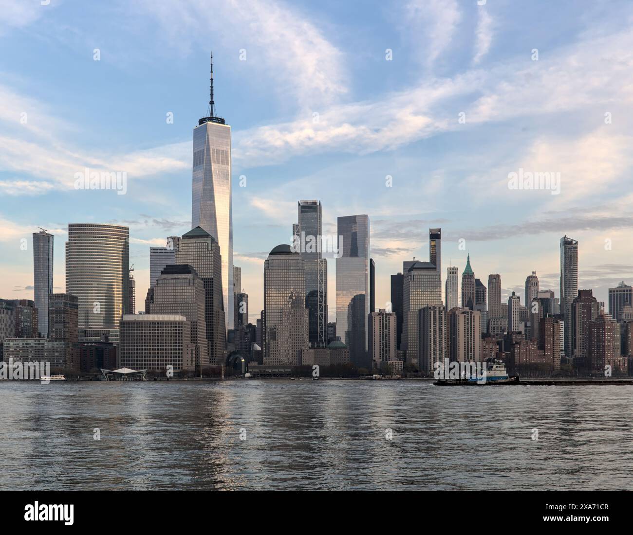 downtown manhattan skyline view (new york from jersey city) travel ...