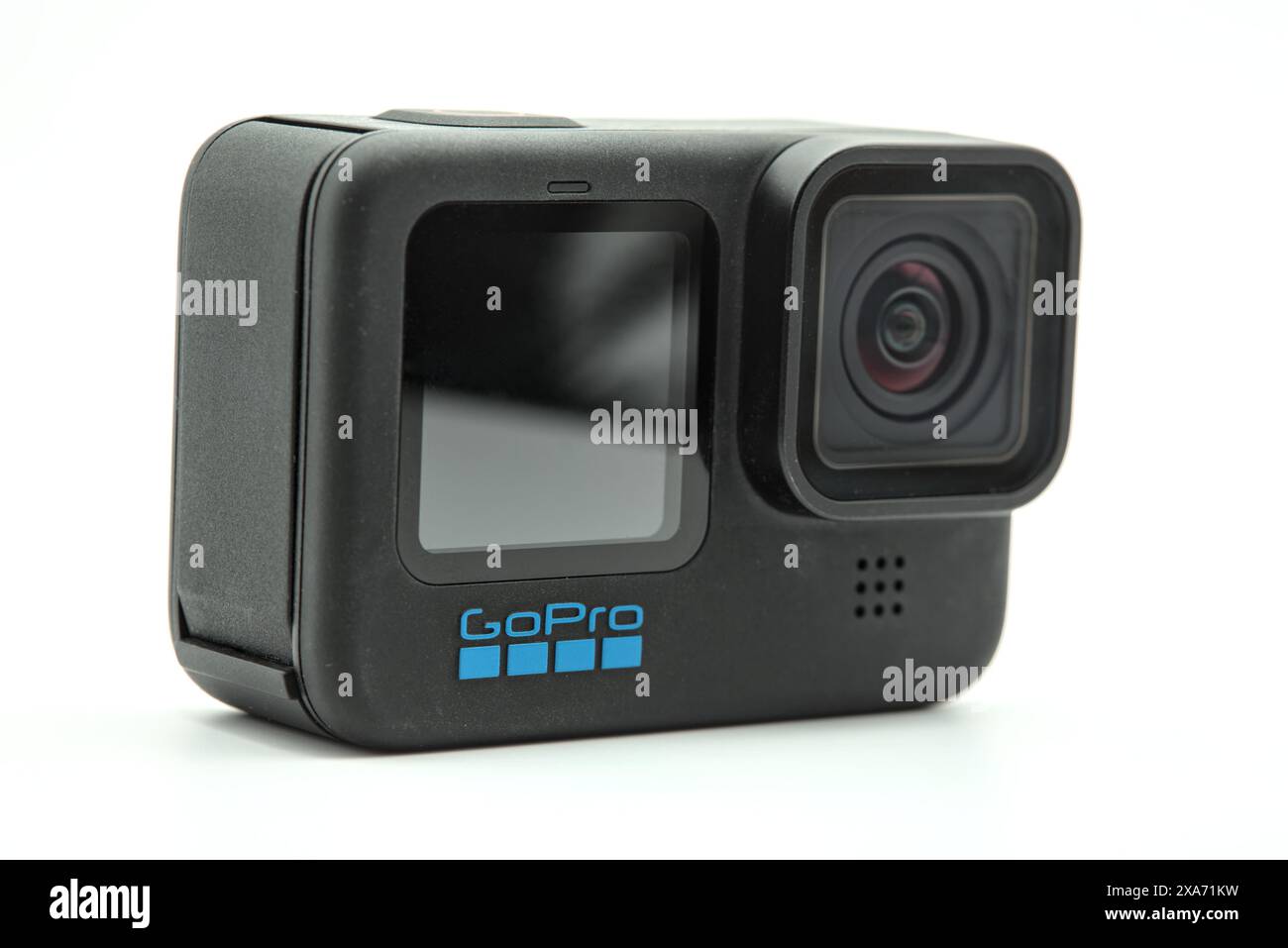 GoPro Hero 10 action camera isolated on white background Stock Photo ...