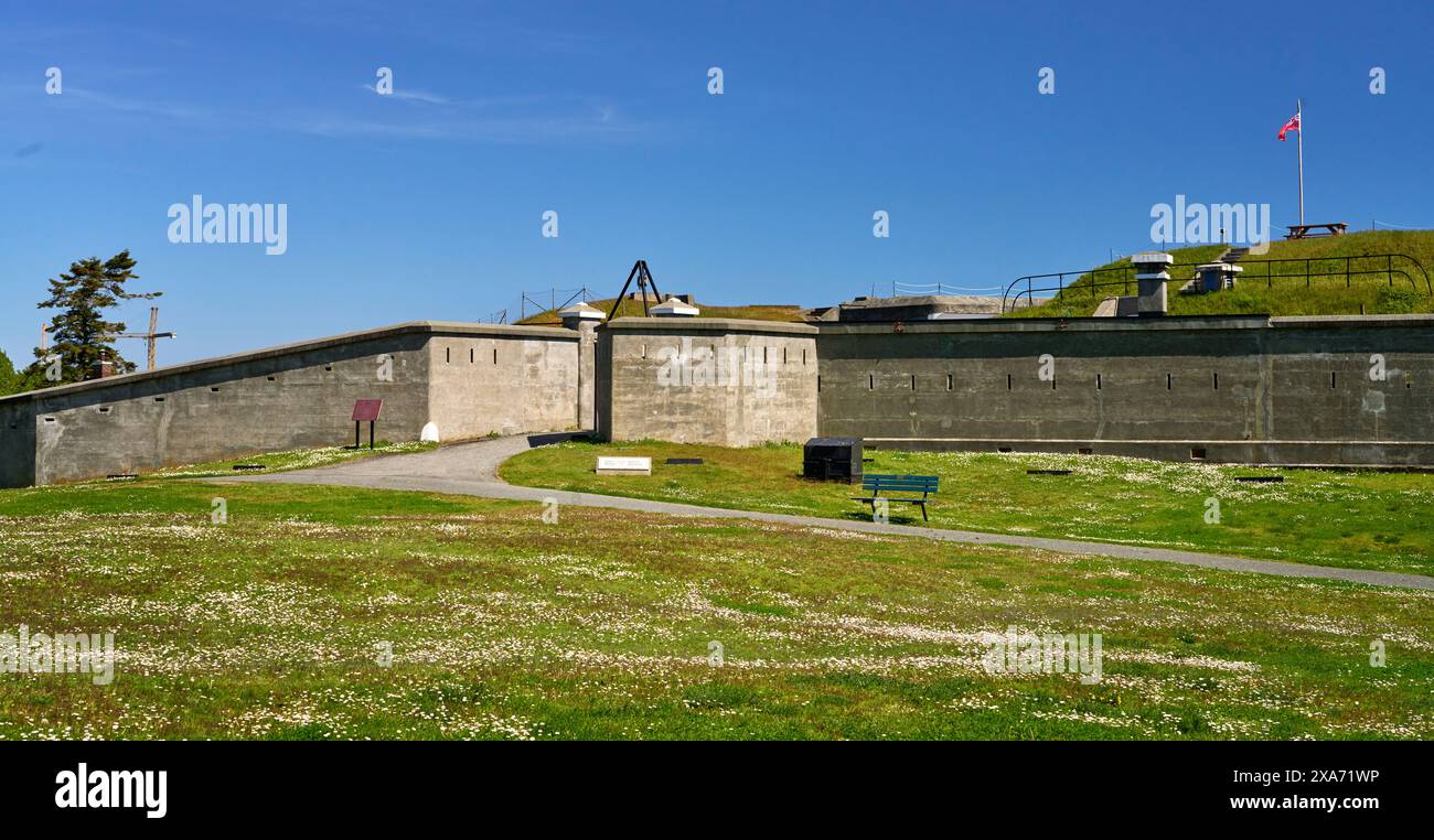 Fort Rodd Hill one of the only intact 19th century coastal military ...
